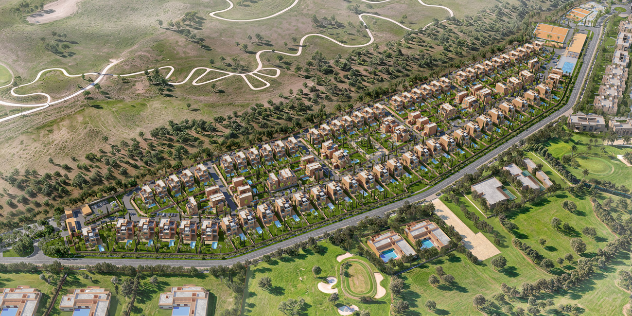 Plan de masses des Villas Al Maaden Golf Resort Marrakech